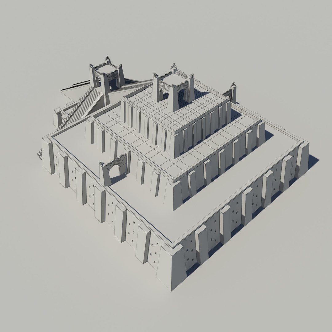 3ds ziggurat pyramid