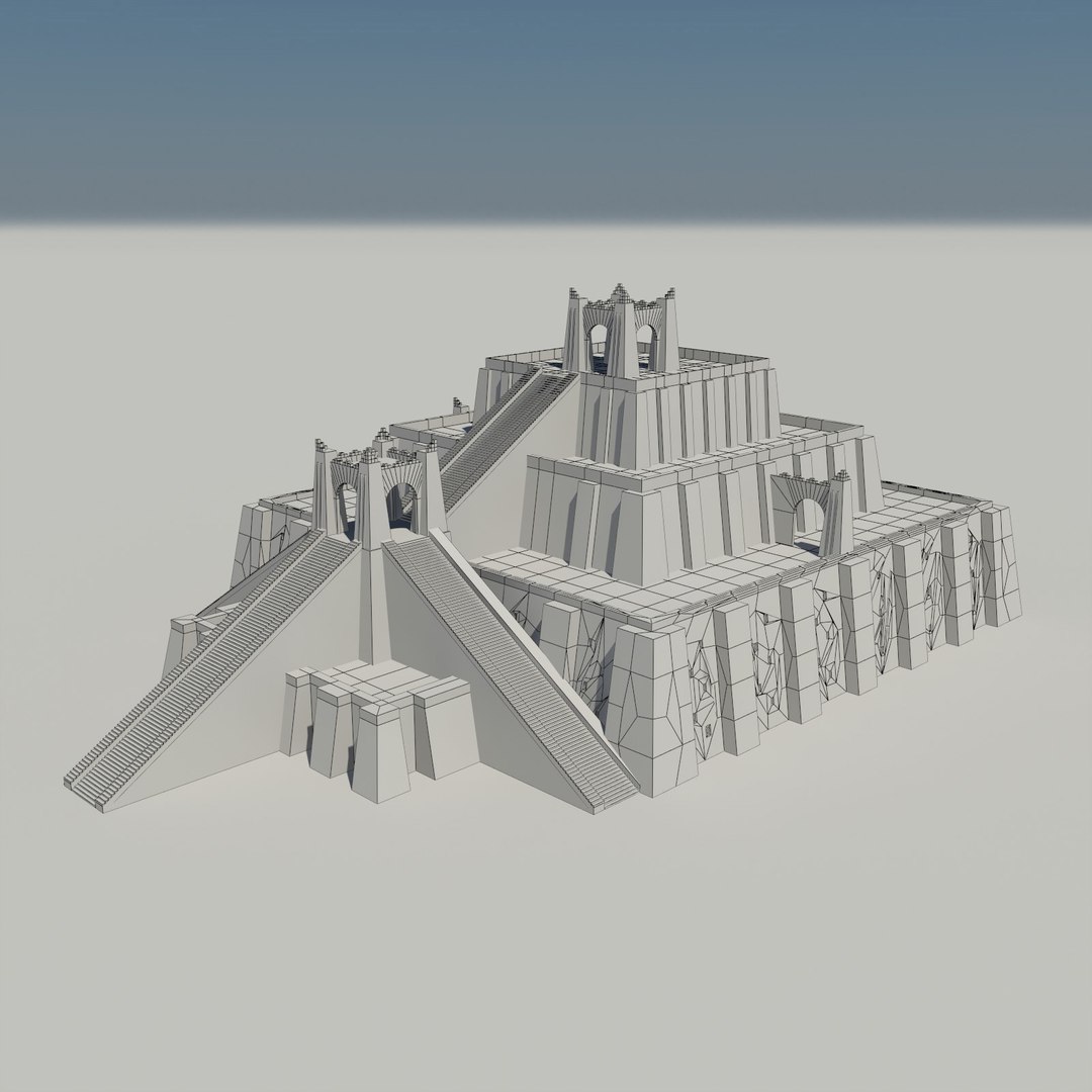 3ds ziggurat pyramid