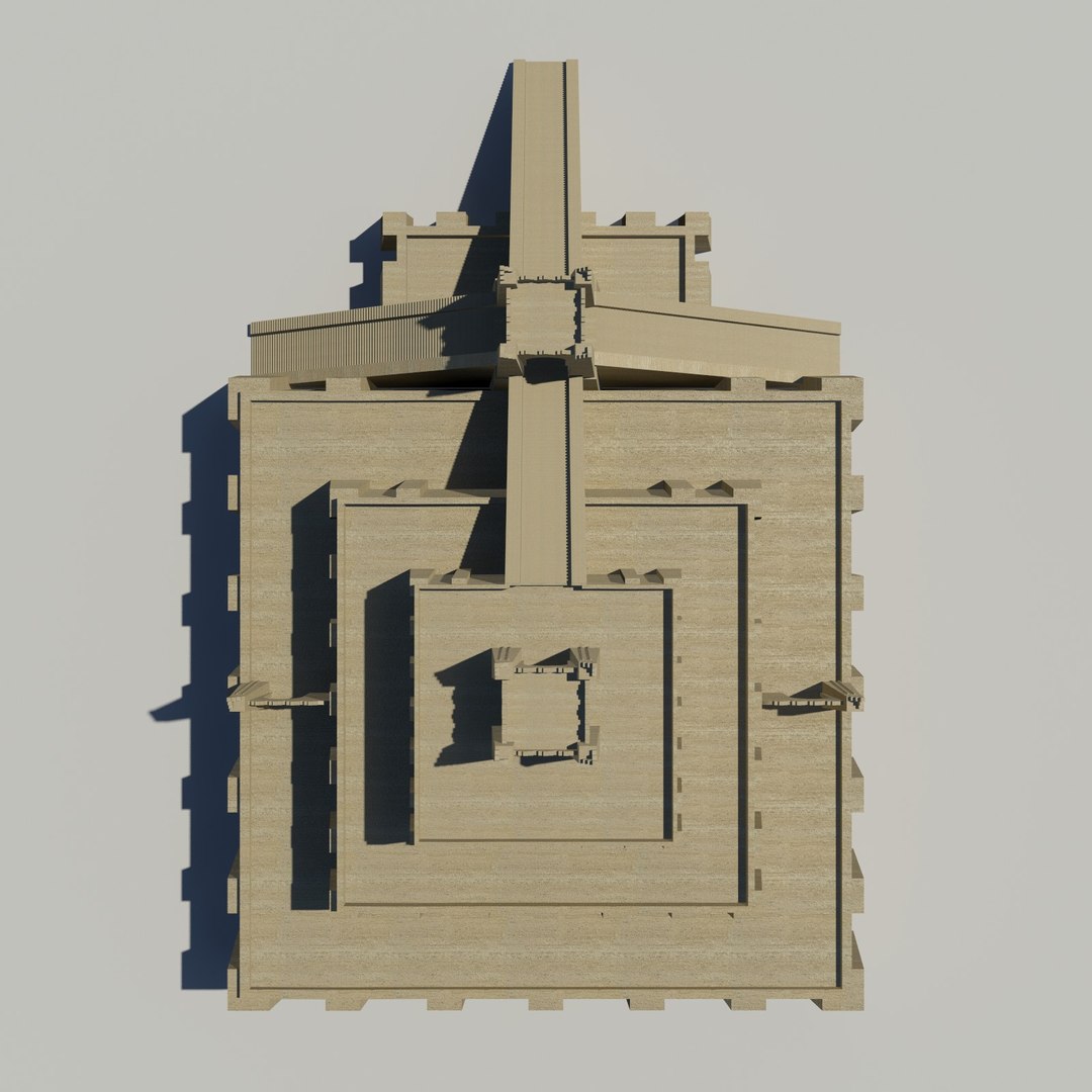 3ds ziggurat pyramid
