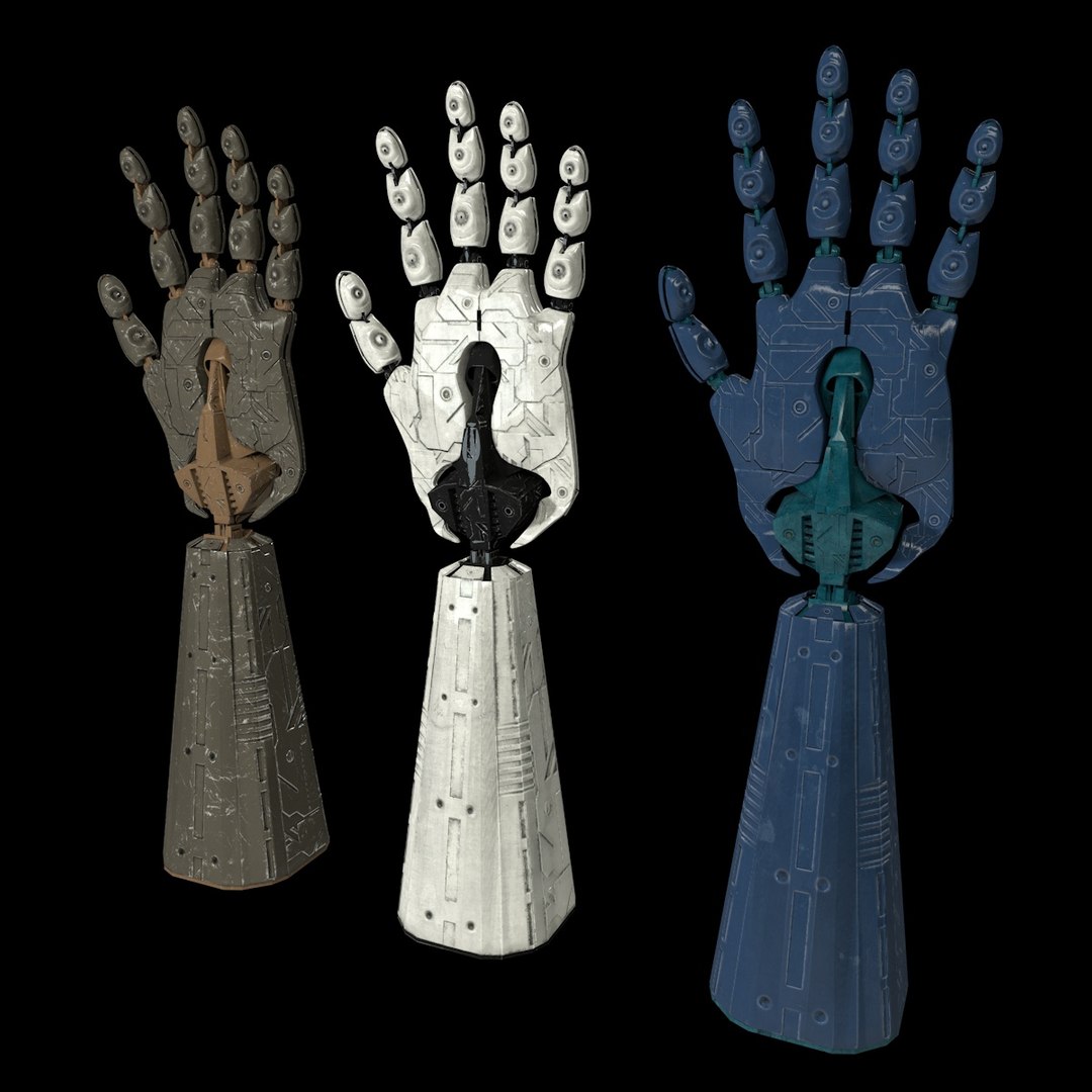 3d Model Robot Hand Bot
