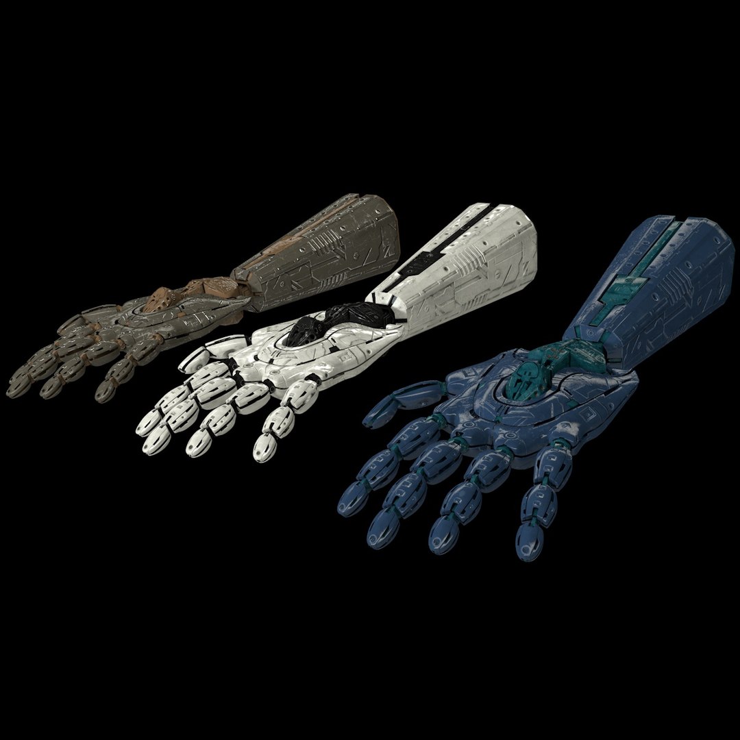 3d Model Robot Hand Bot