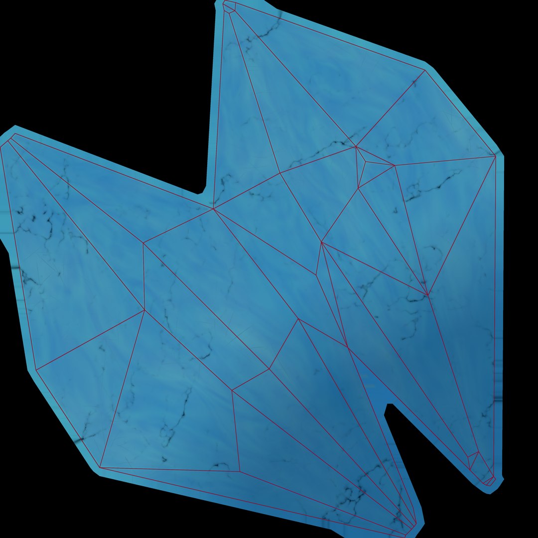 3D Model Stylized Azure Magic Crystal - TurboSquid 2146268