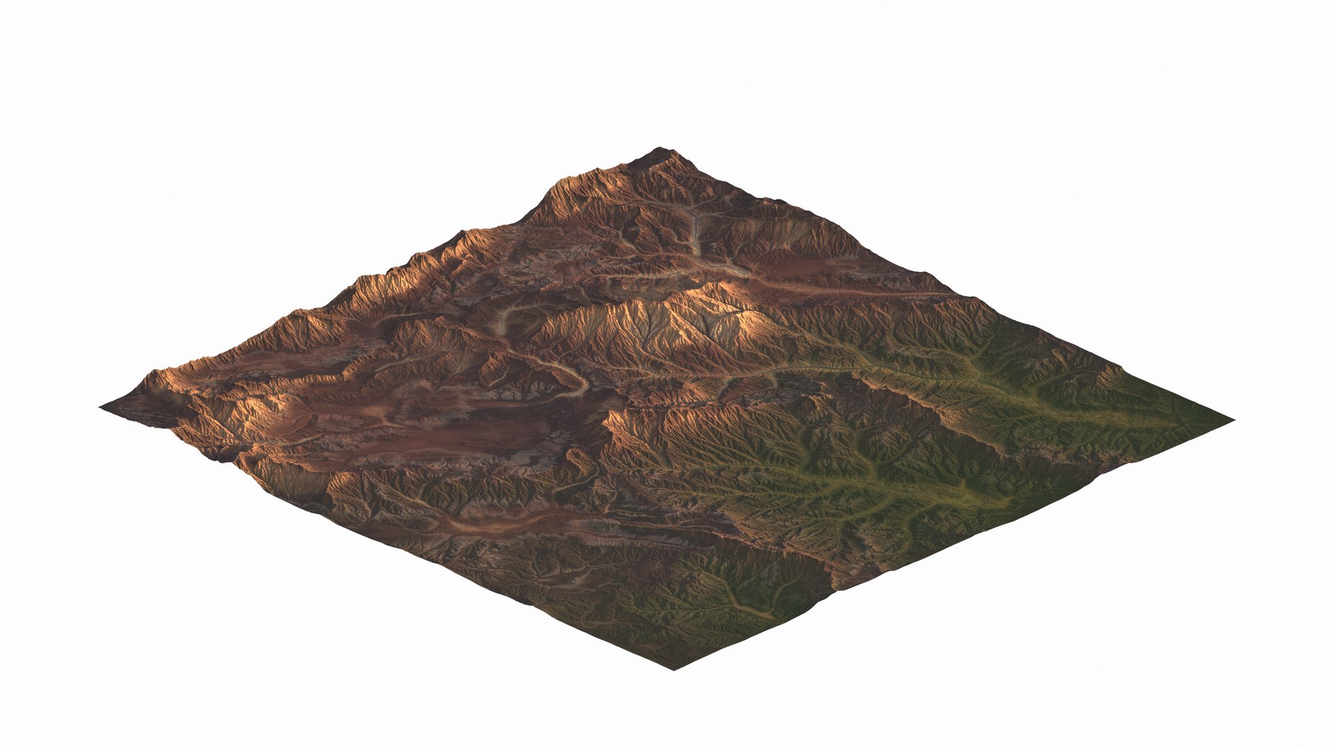 Mountain range v1 3D model - TurboSquid 1987896