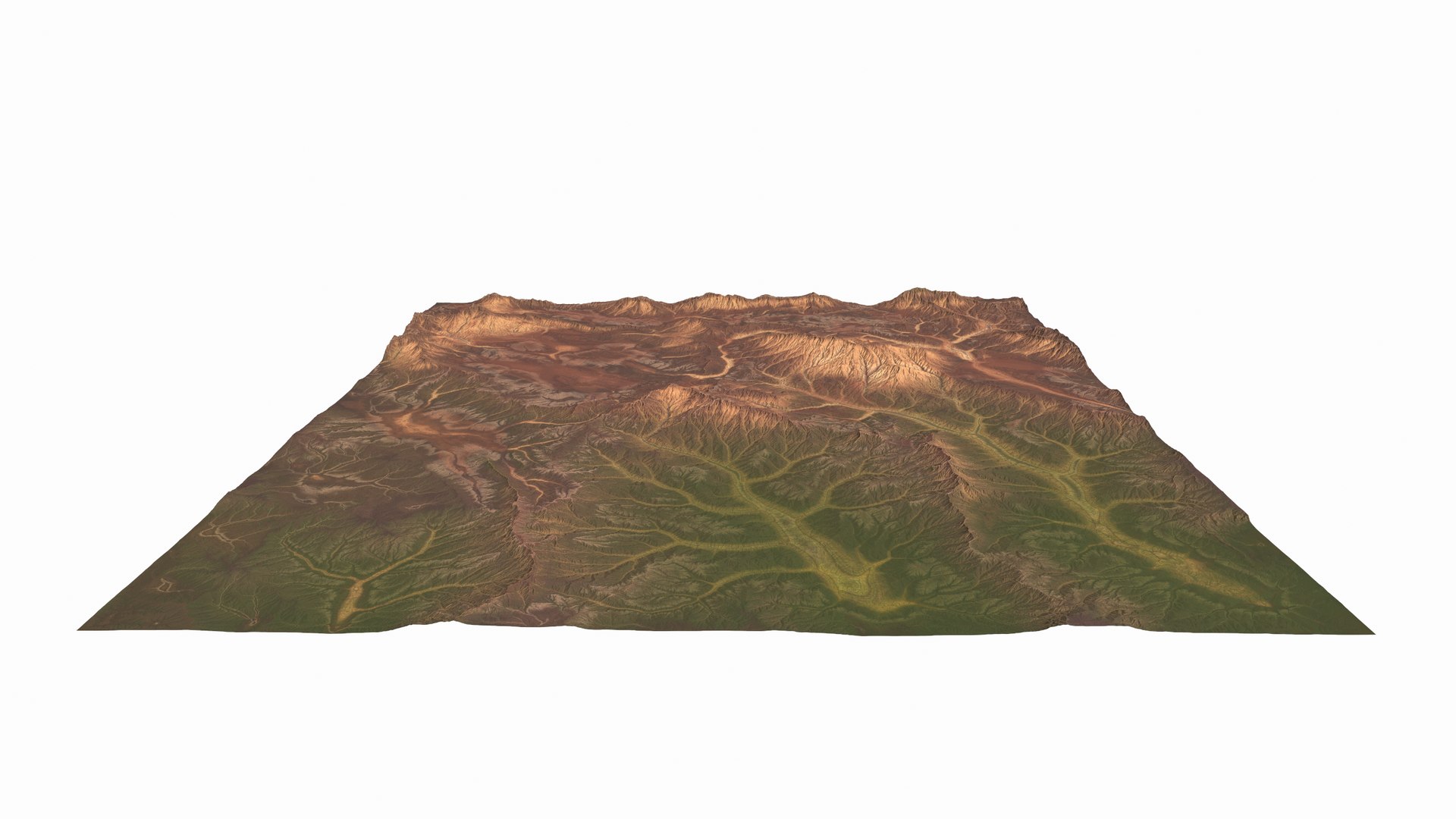 Mountain range v1 3D model - TurboSquid 1987896