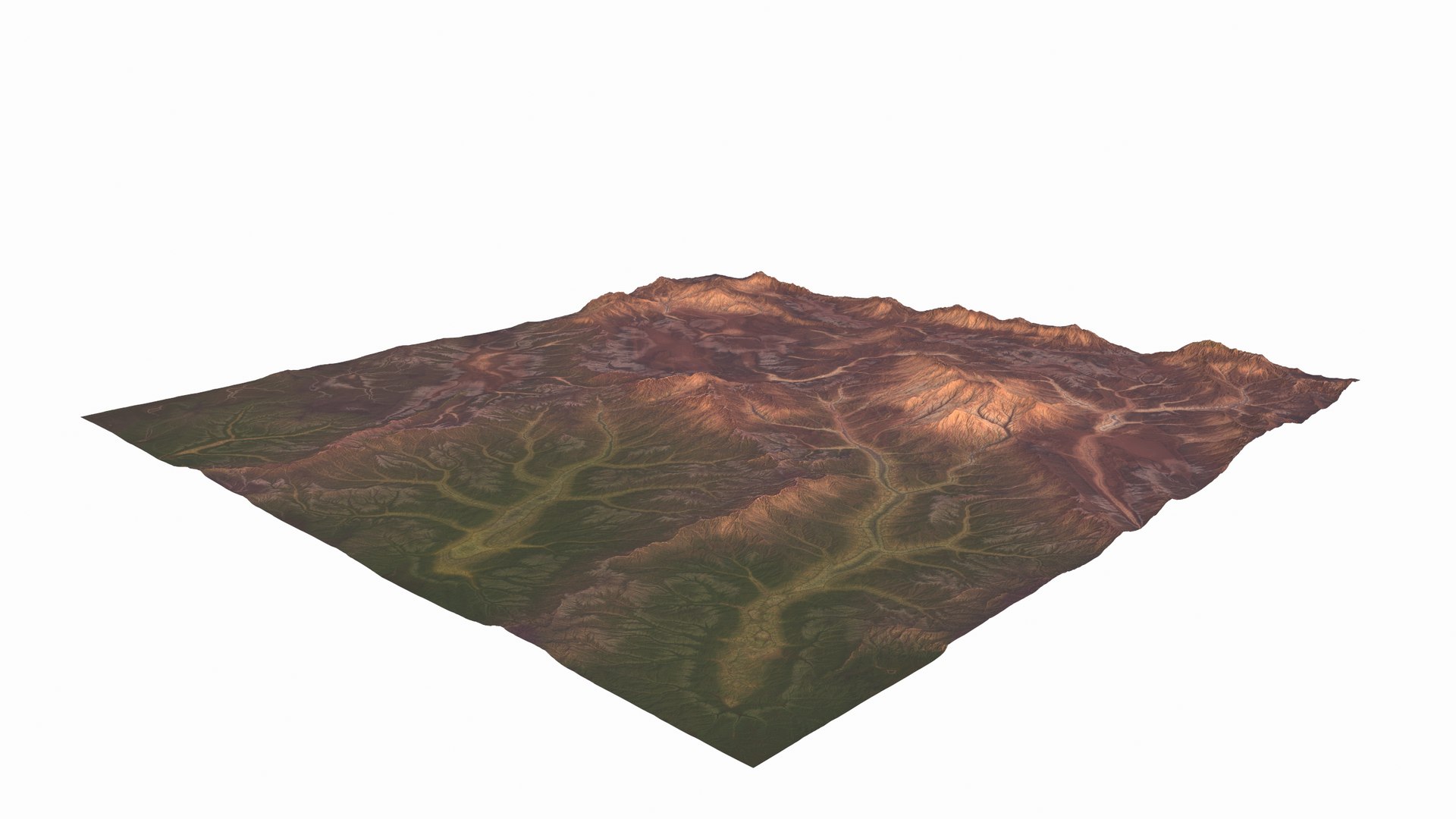 Mountain range v1 3D model - TurboSquid 1987896
