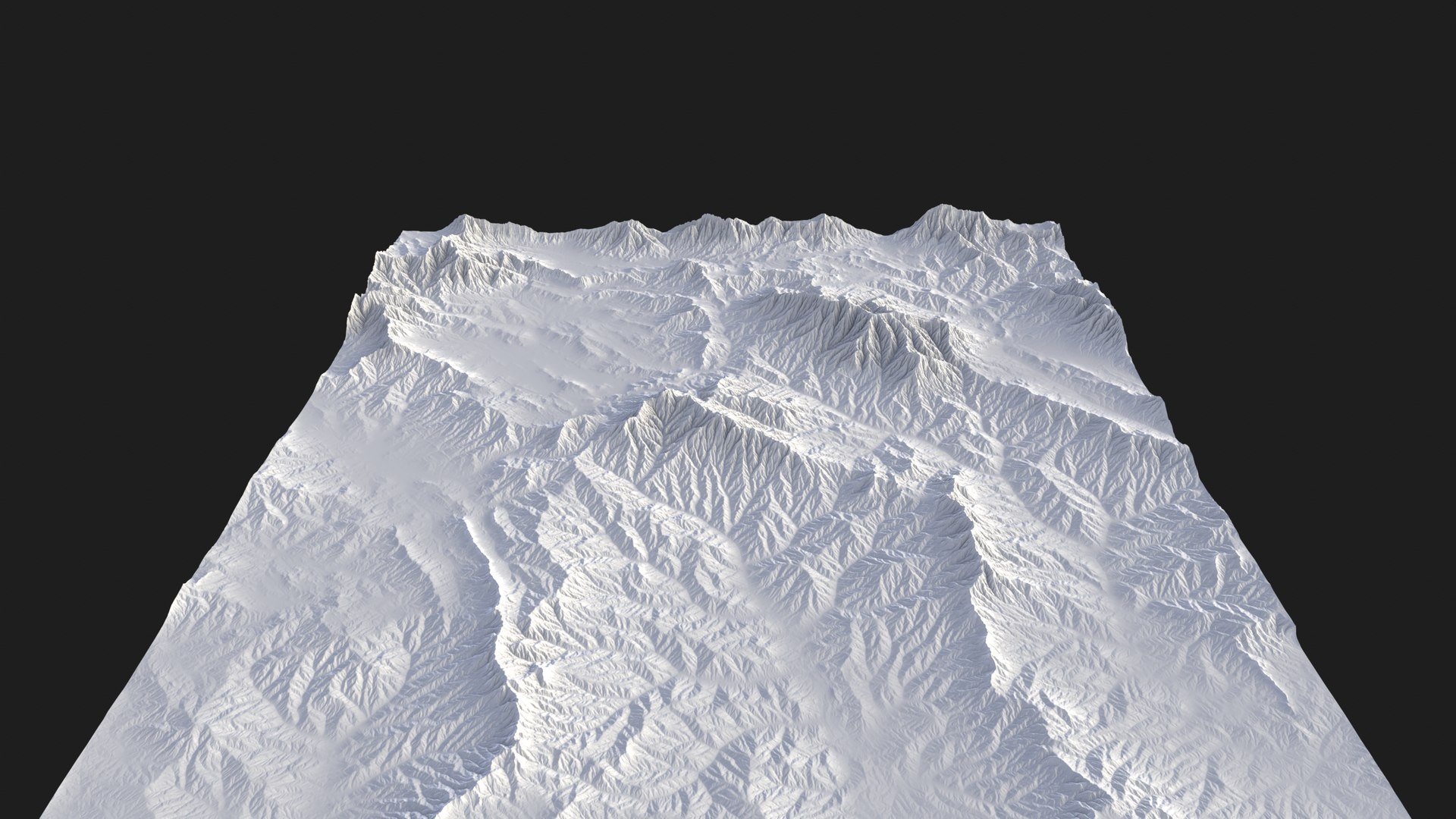 Mountain range v1 3D model - TurboSquid 1987896