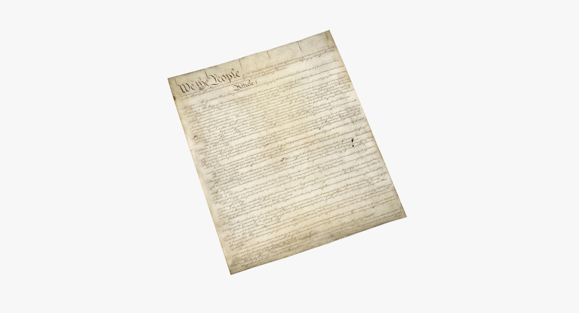3d Constitution Flat 01 Model