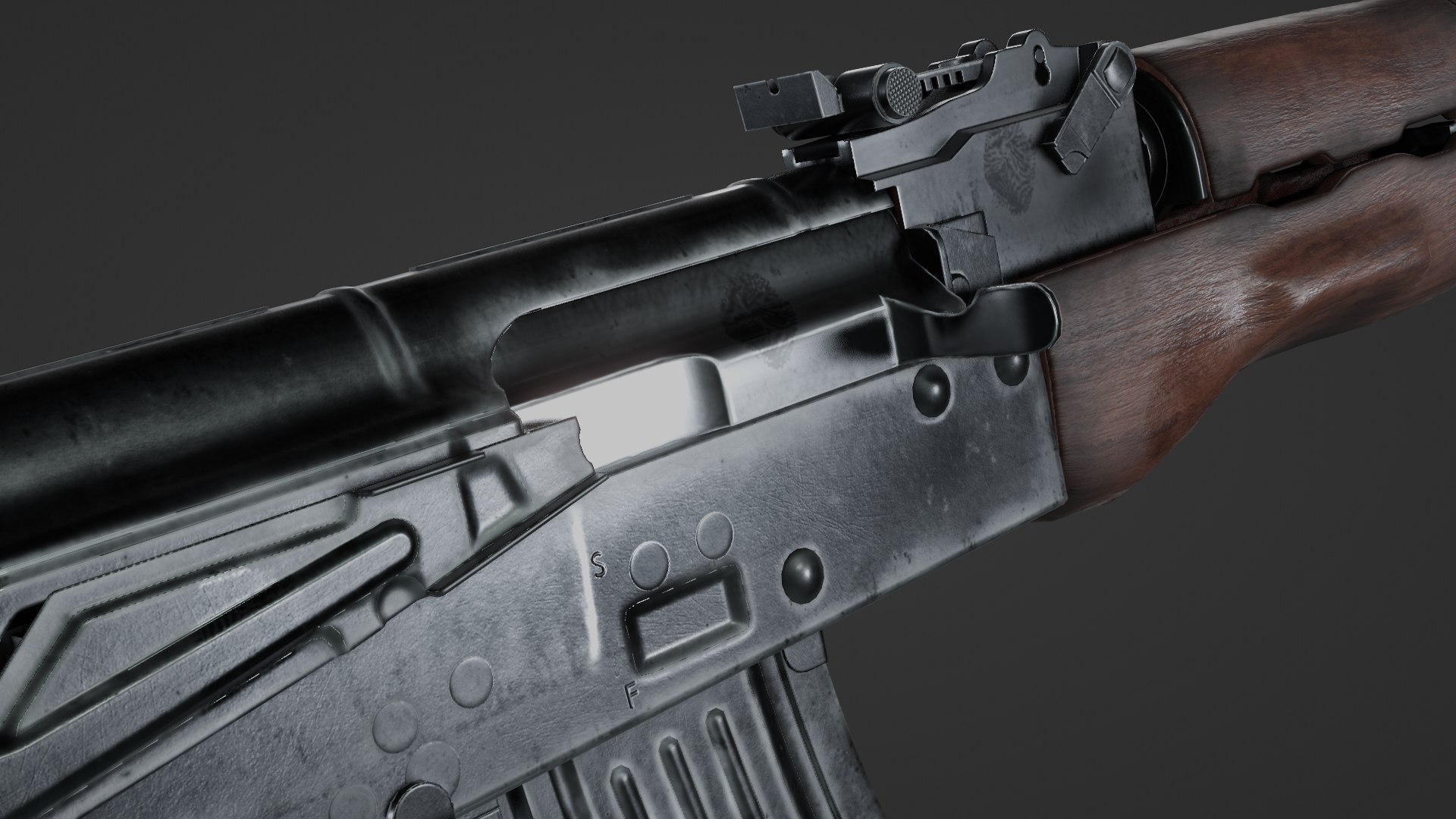 3D AKM Model - TurboSquid 2323335