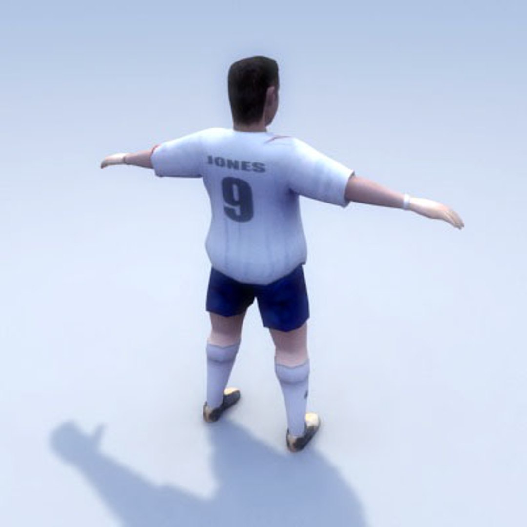 Soccer Player 3d Model