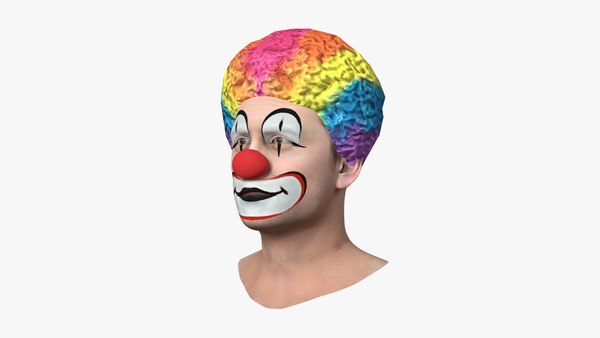 3D model funny clown head - TurboSquid 1587678