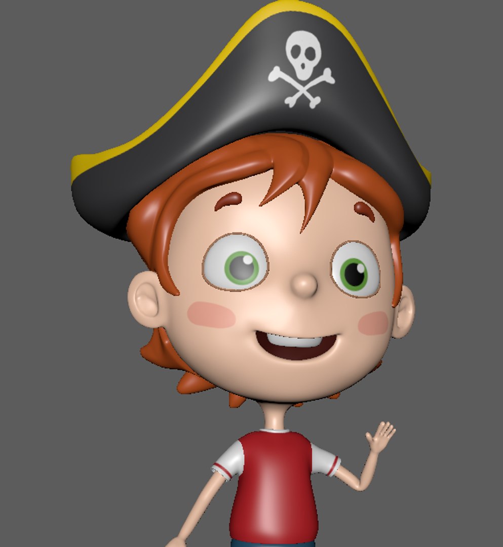 Pirate Child 3D - TurboSquid 1562680