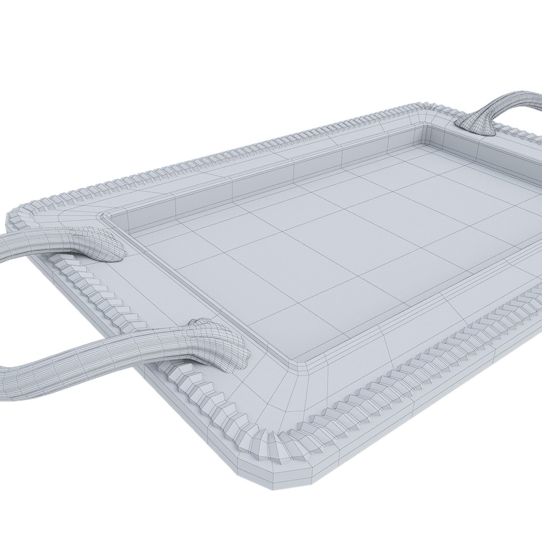 Tray 3D Model - TurboSquid 1882537