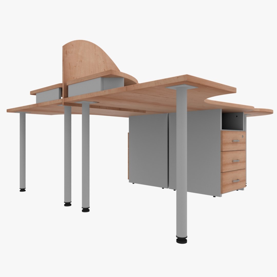 Rack Office Table 3d X