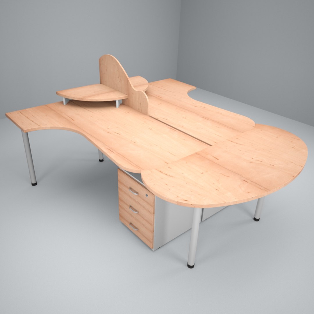 Rack Office Table 3d X
