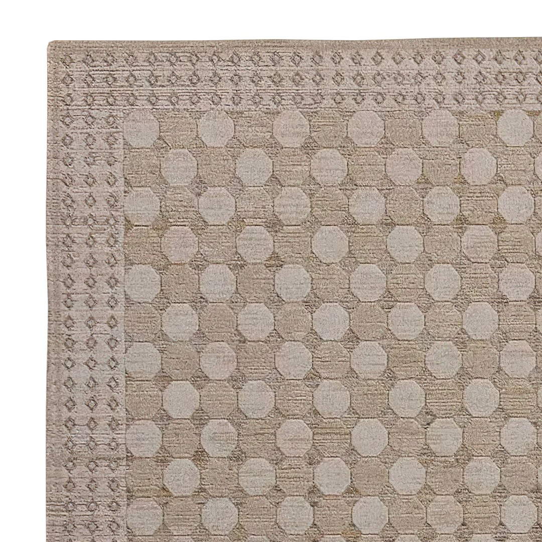 3D Model Cali CIL-01 Taupe Natural Area Rug - TurboSquid 2391593