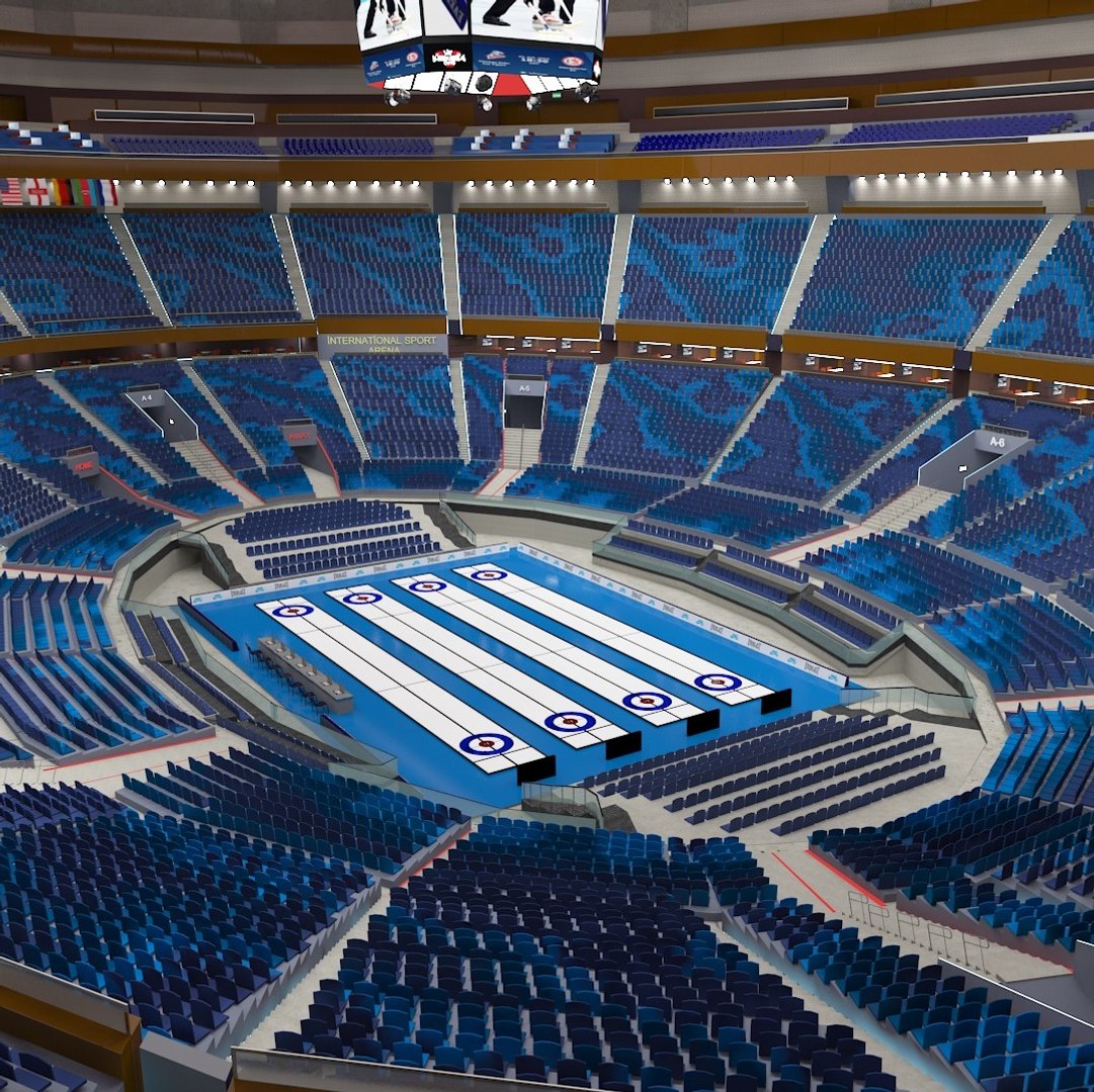 Curling Arena Model - TurboSquid 1604941