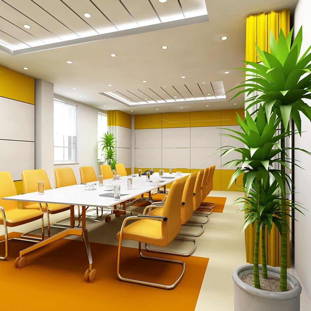 3d Model Office Boardroom Interior