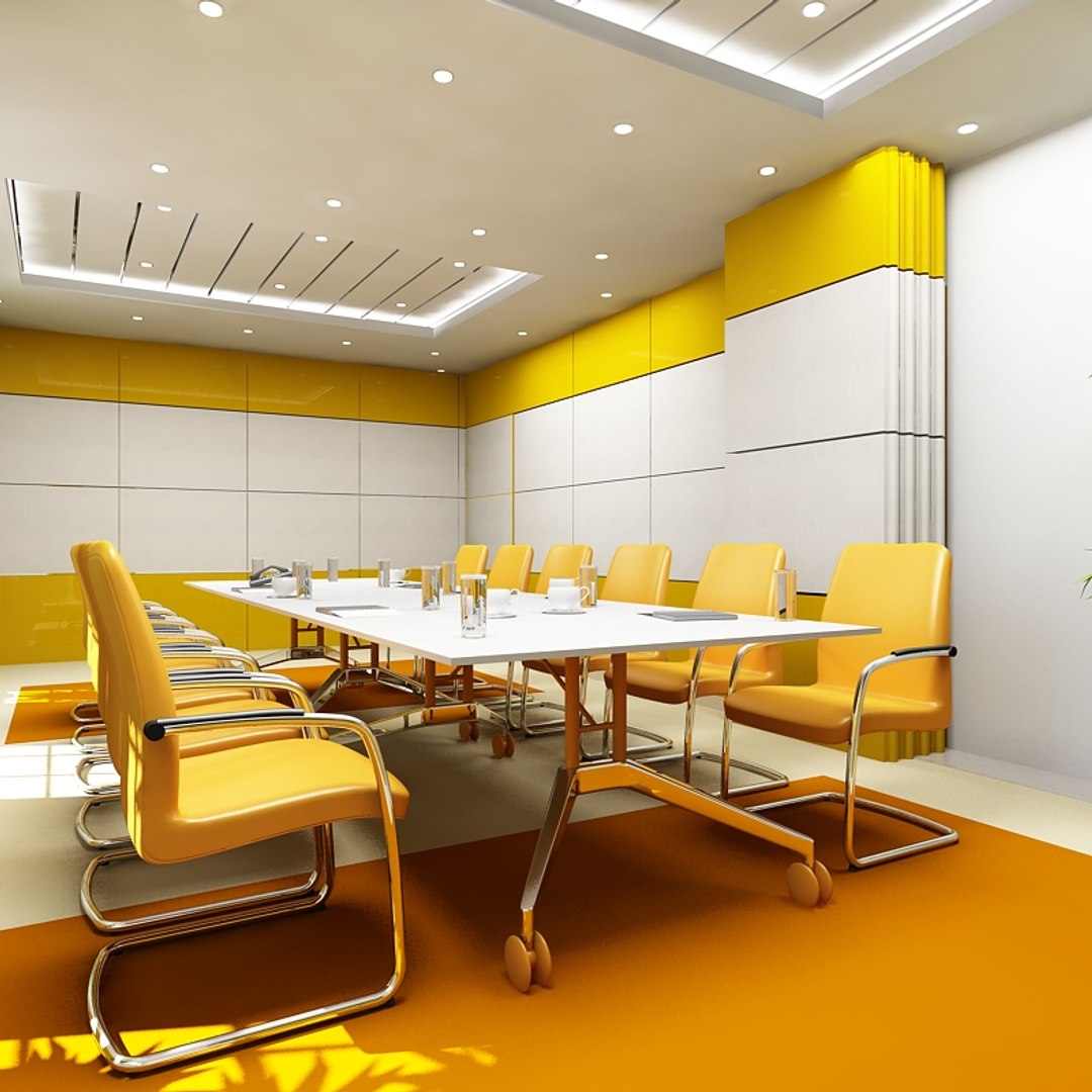 3d Model Office Boardroom Interior