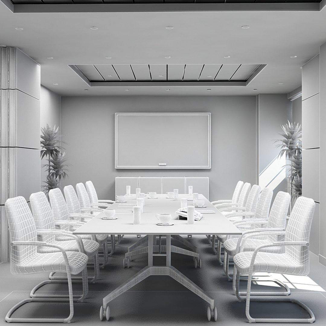 3d Model Office Boardroom Interior