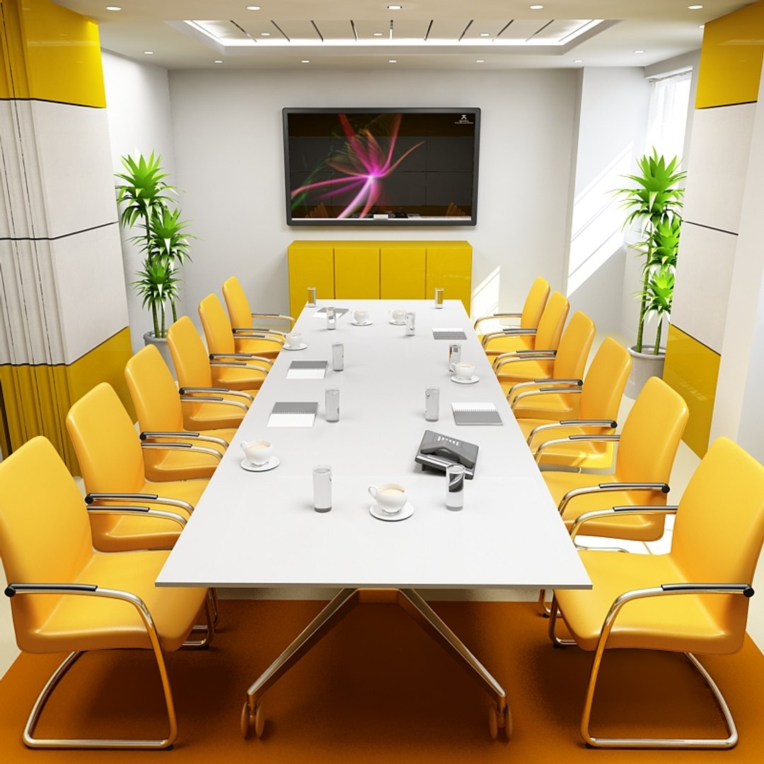 3d Model Office Boardroom Interior