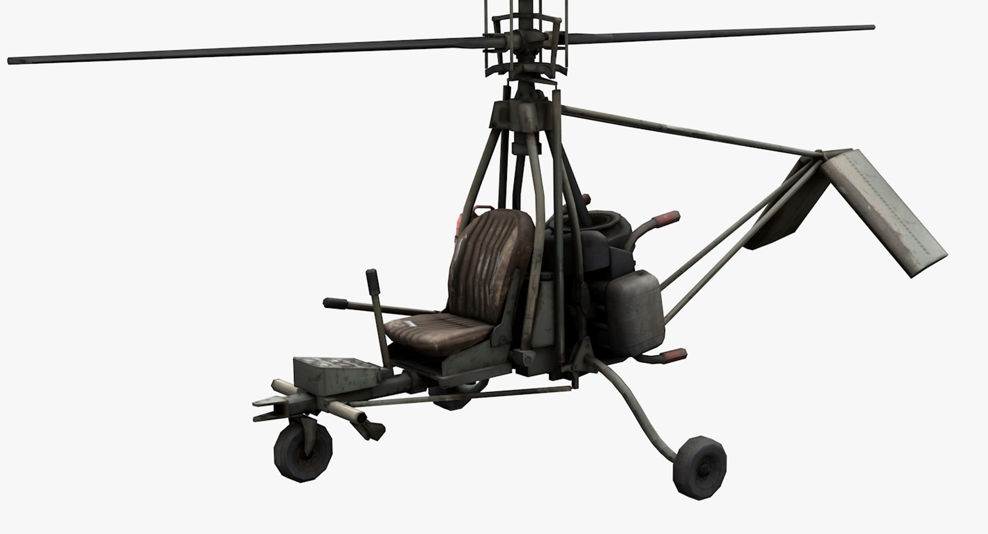 Gyrocopter 3D Model - TurboSquid 1175436