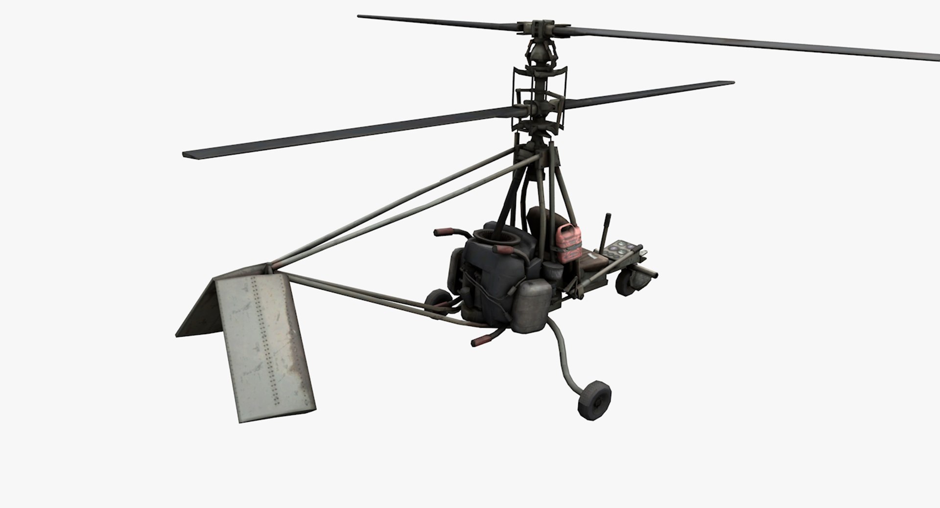 Gyrocopter 3D Model - TurboSquid 1175436