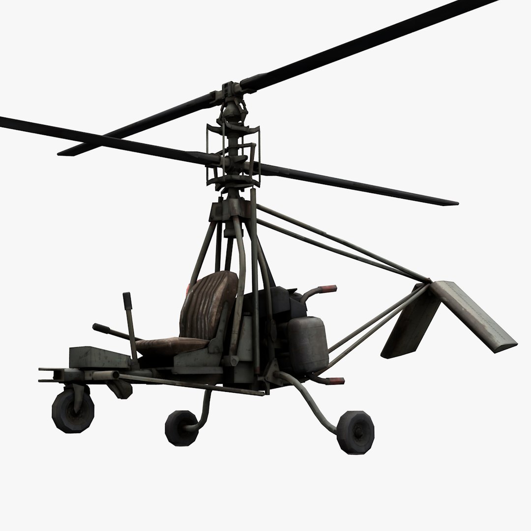 Gyrocopter 3D Model - TurboSquid 1175436
