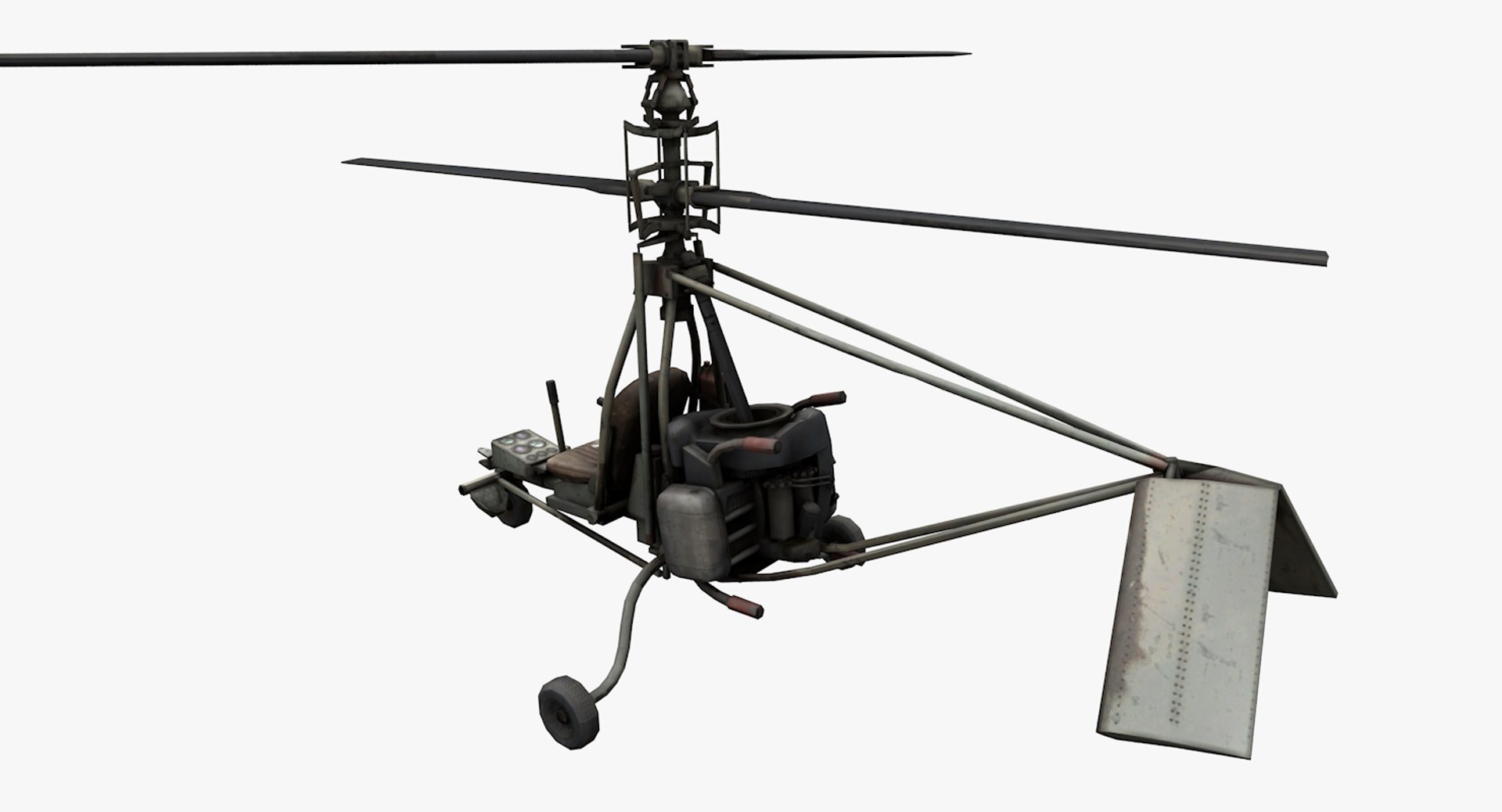 Gyrocopter 3D Model - TurboSquid 1175436