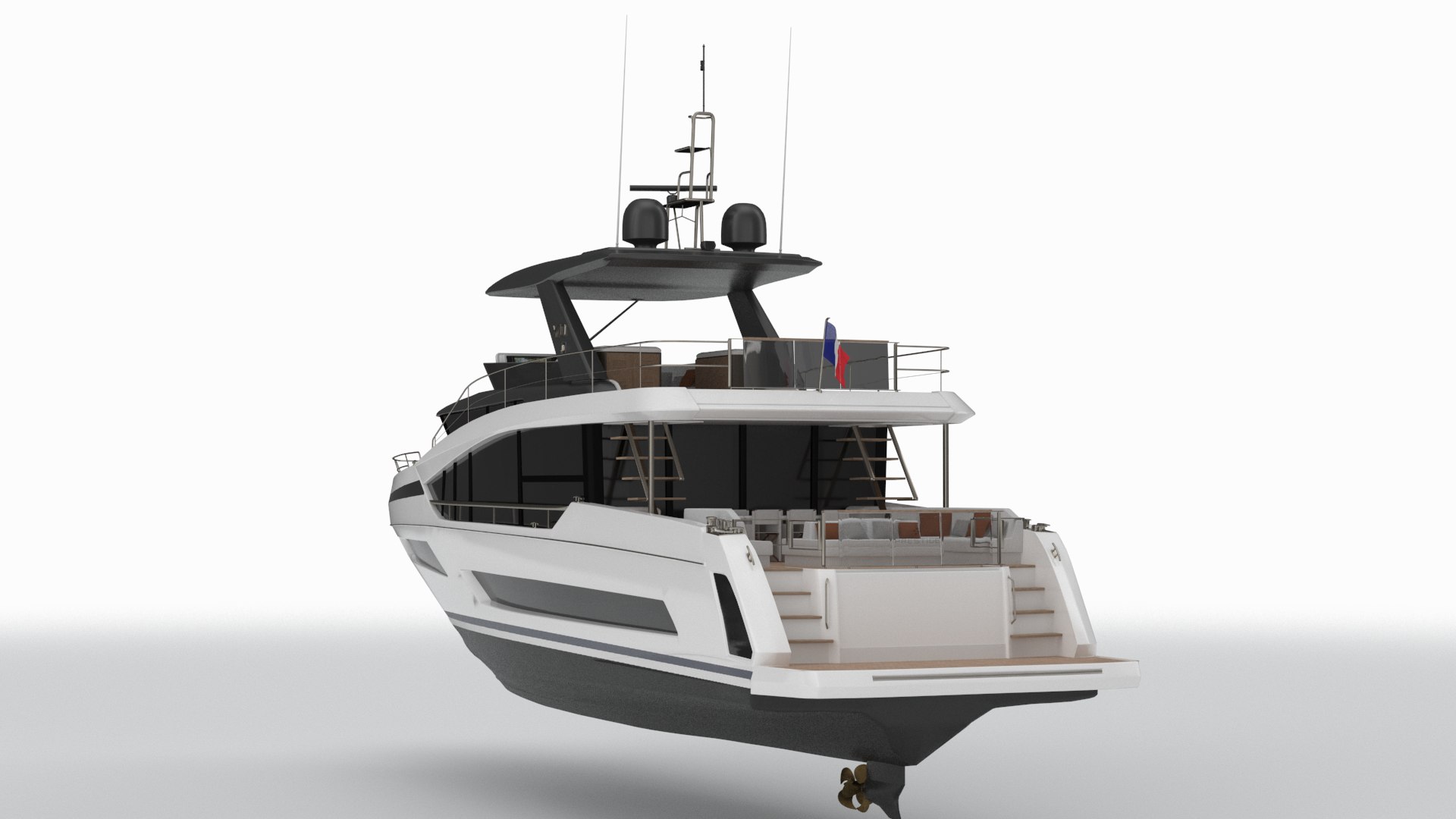 Prestige X70 Yacht Dynamic Simulation 3D Model - TurboSquid 2134613
