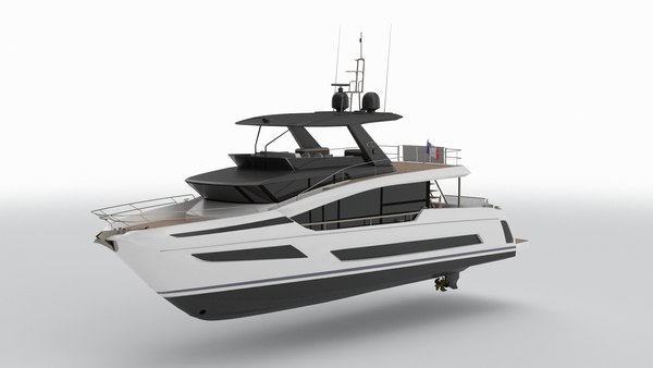 modelo 3d Simulación dinámica del yate Prestige X70 - TurboSquid 2134613
