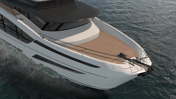 modelo 3d Simulación dinámica del yate Prestige X70 - TurboSquid 2134613