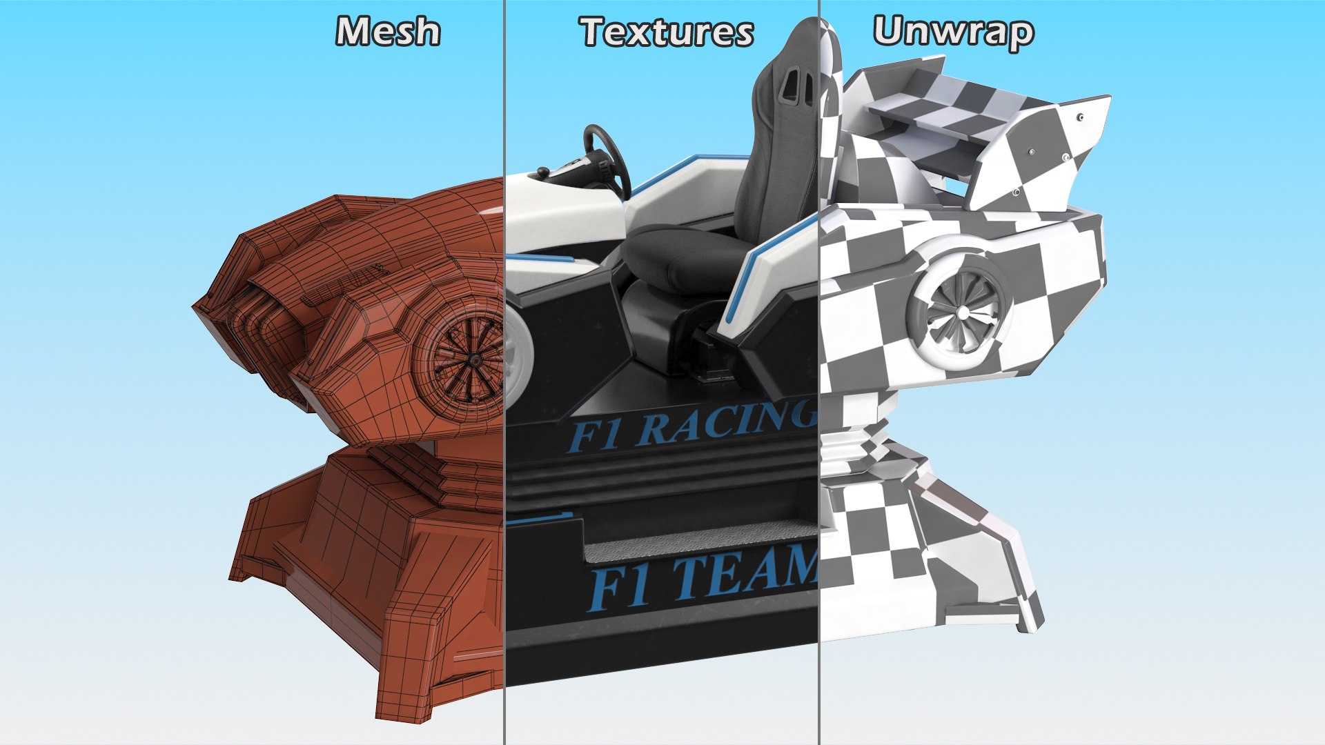 3D model Virtual Reality Racing Game Off Rigged - TurboSquid 1790237