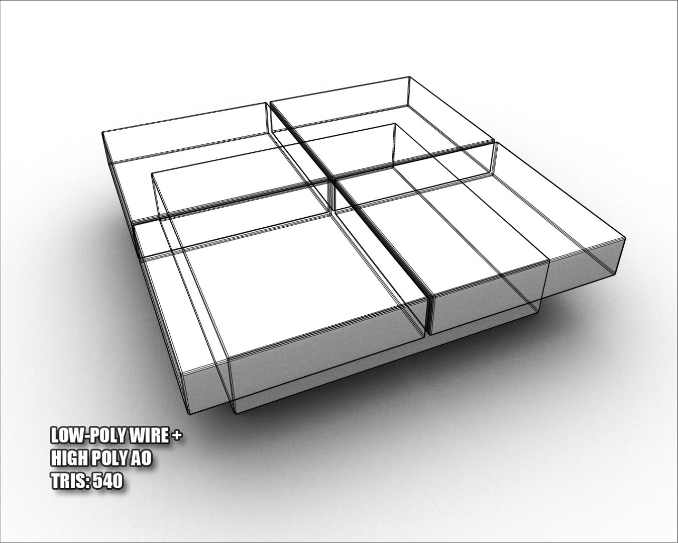 3d model of tables