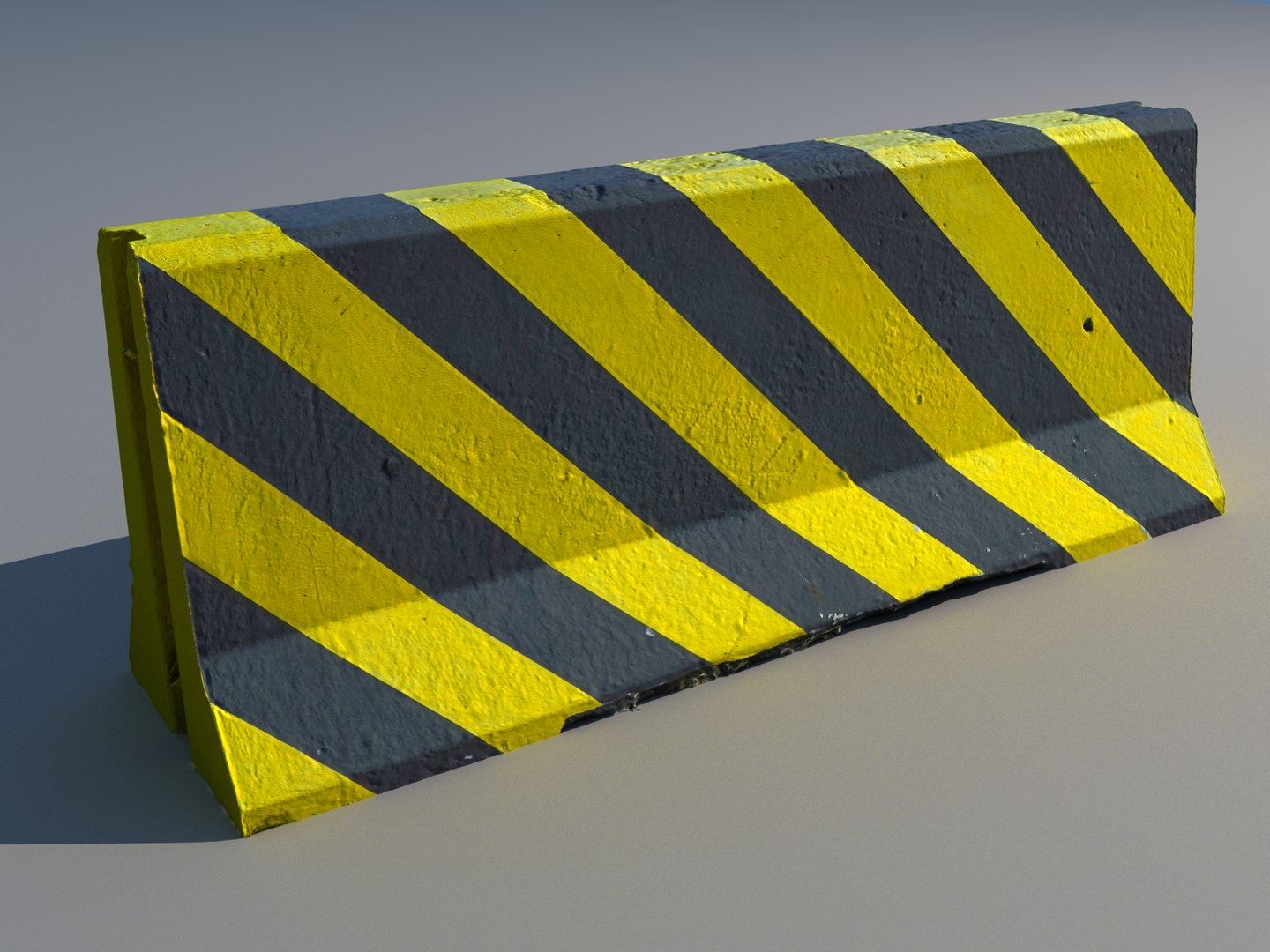 Concrete Barrier Scan 8k 3D Model - TurboSquid 1439218
