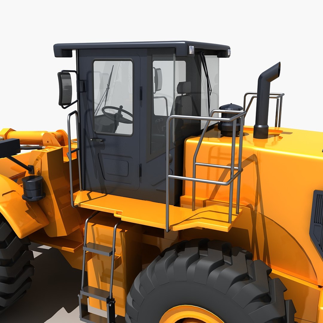 Wheel Loader 3D Model - TurboSquid 1344118