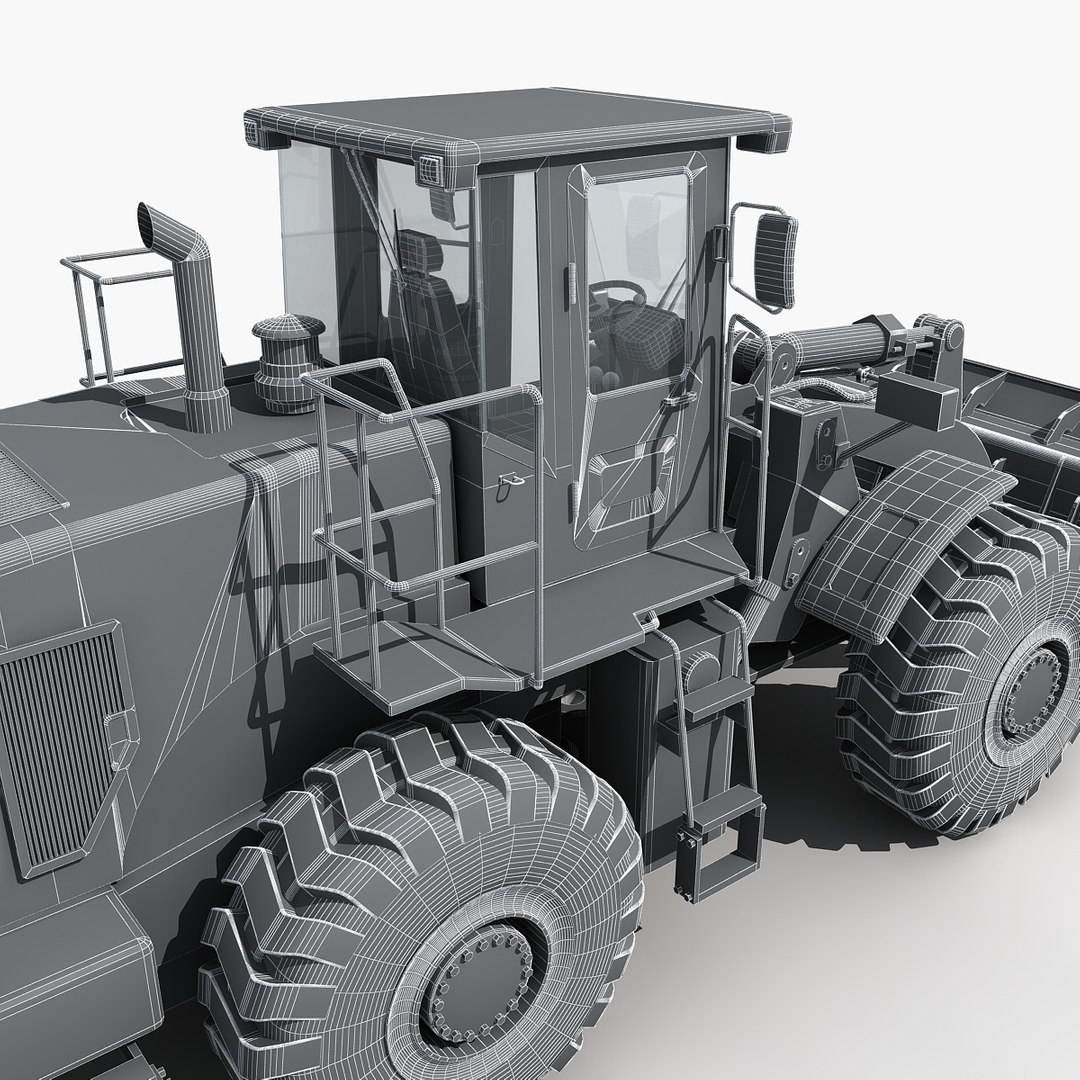 Wheel Loader 3D Model - TurboSquid 1344118