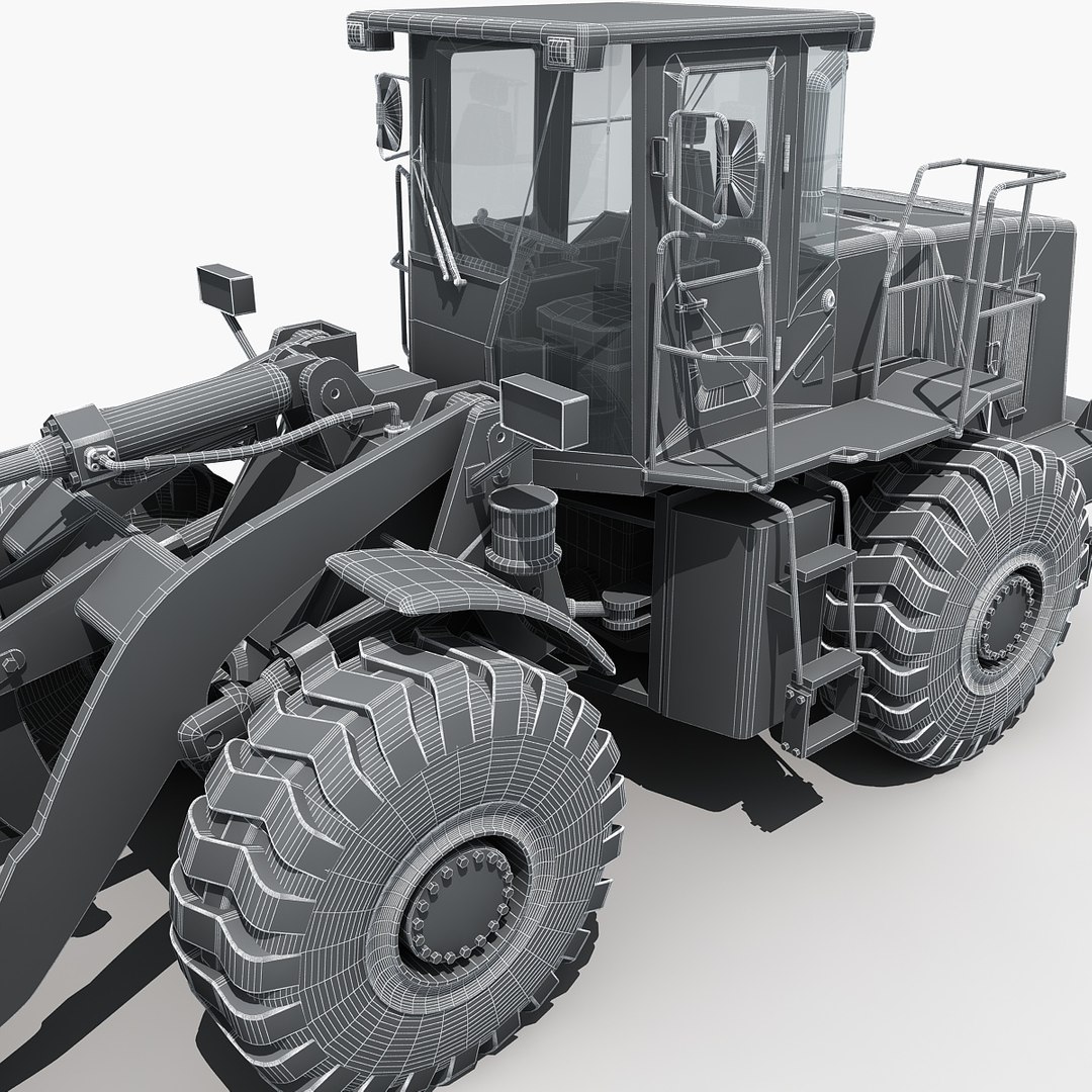Wheel Loader 3D Model - TurboSquid 1344118
