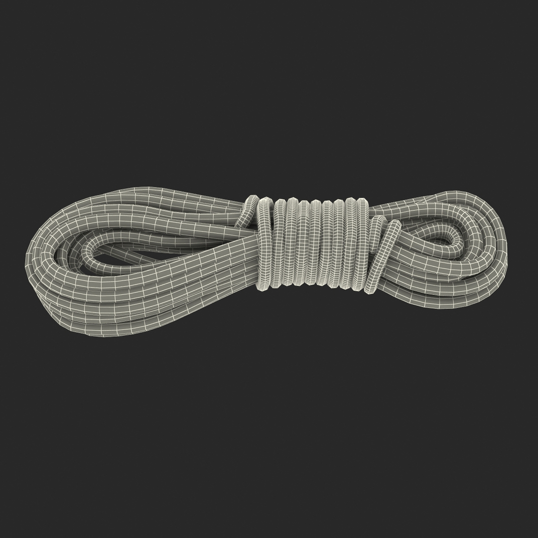 Rock Climbing Rope 3d Model