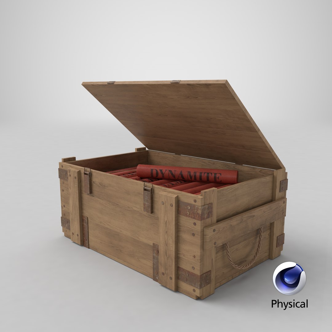 Dynamite Crate model - TurboSquid 2129244