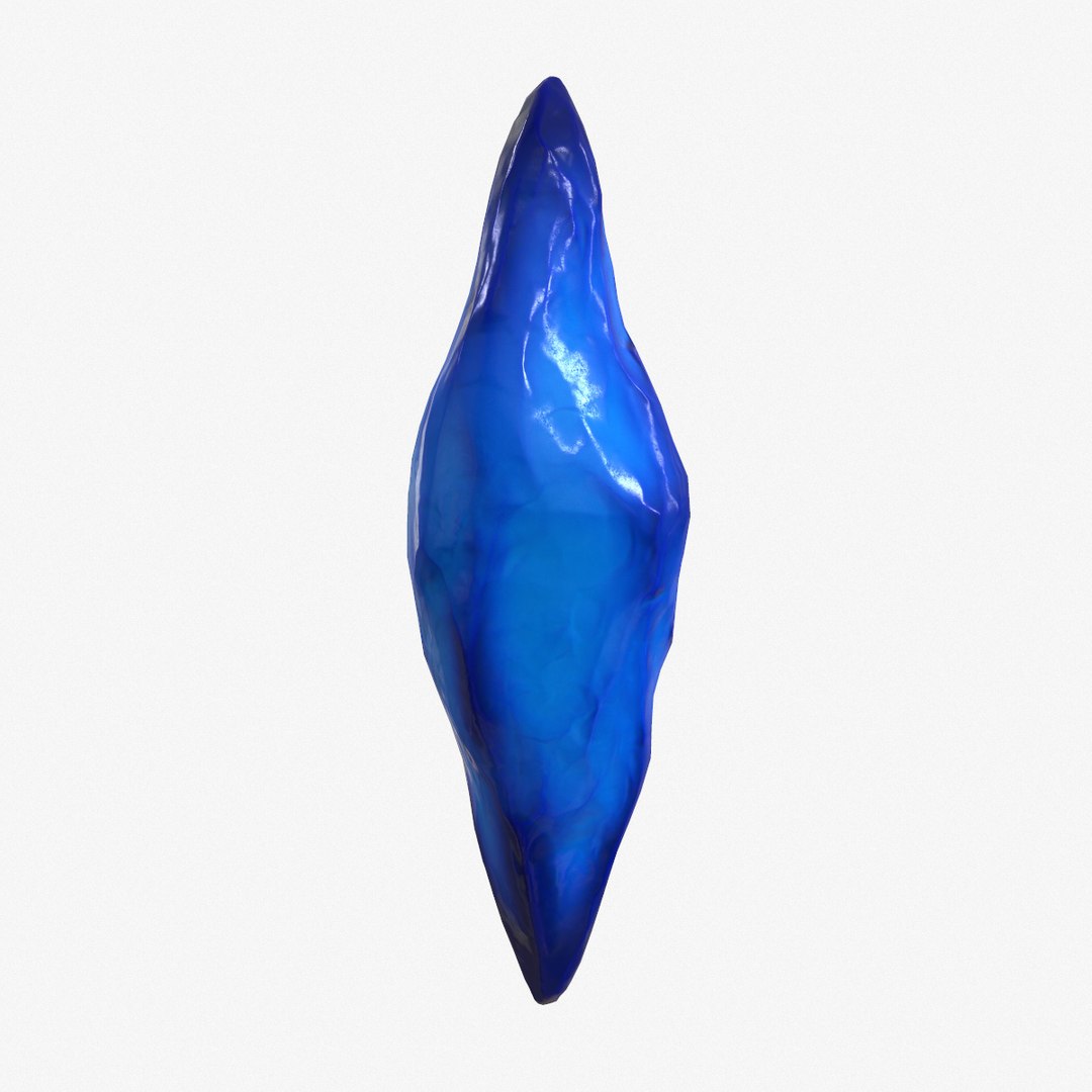 Crystal Dark Blue Pbr Model - TurboSquid 1445492