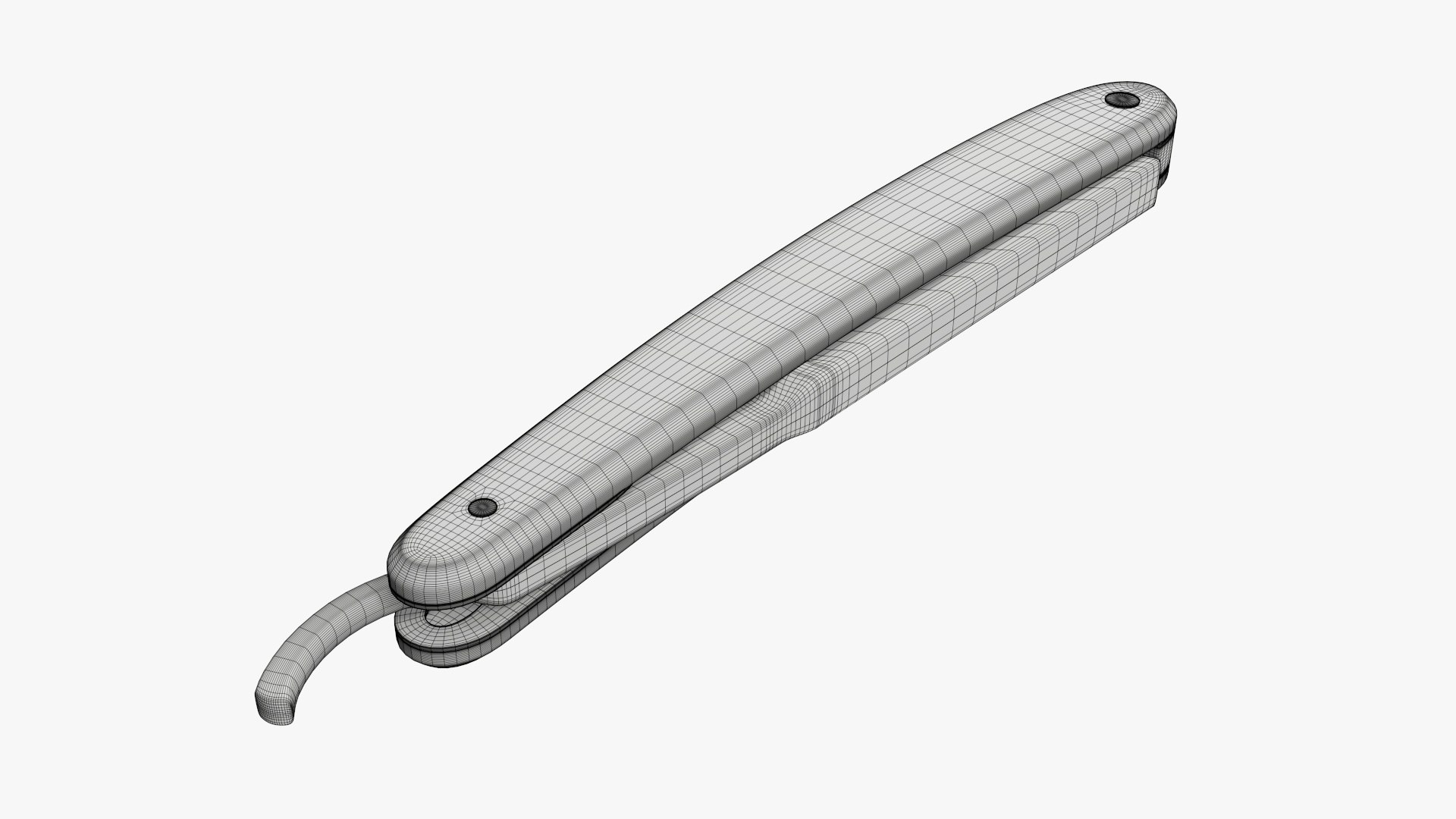 3D Razor Straight Model - TurboSquid 1615590