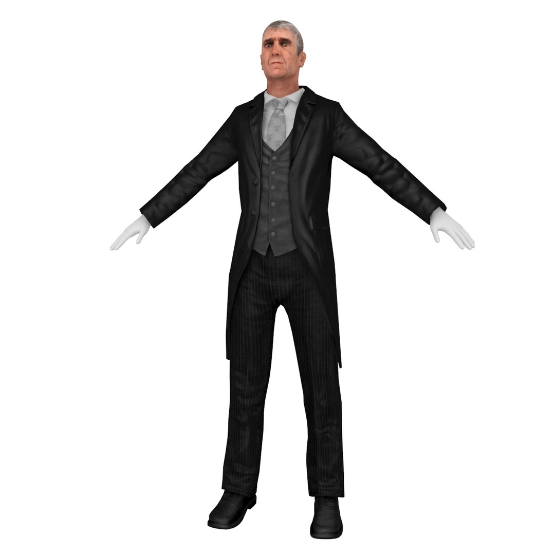 Butler 3D Model - TurboSquid 1289201