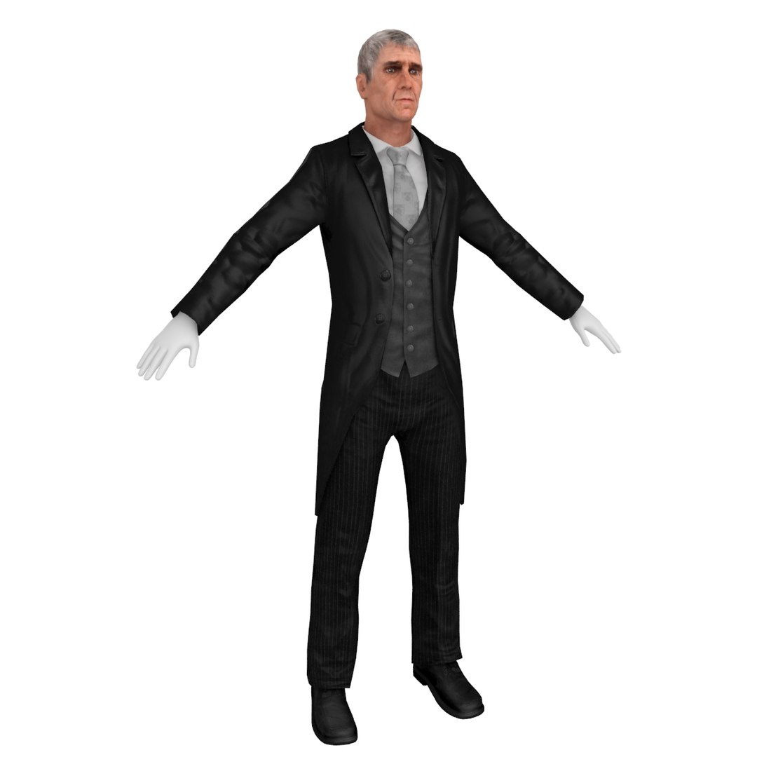 Butler 3D model - TurboSquid 1289201