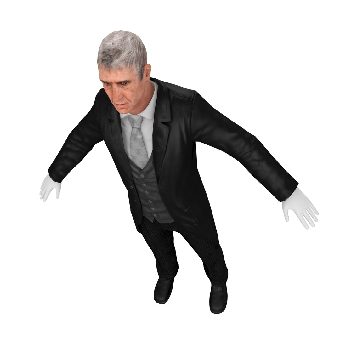 Butler 3D model - TurboSquid 1289201