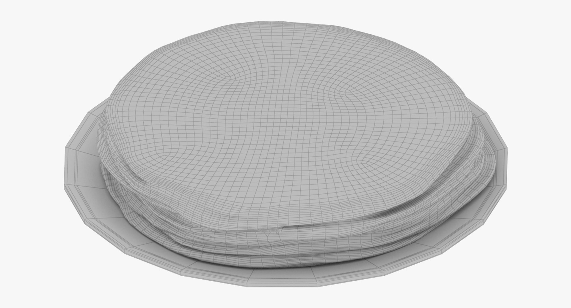 Pancakes Plate 3D - TurboSquid 1259736