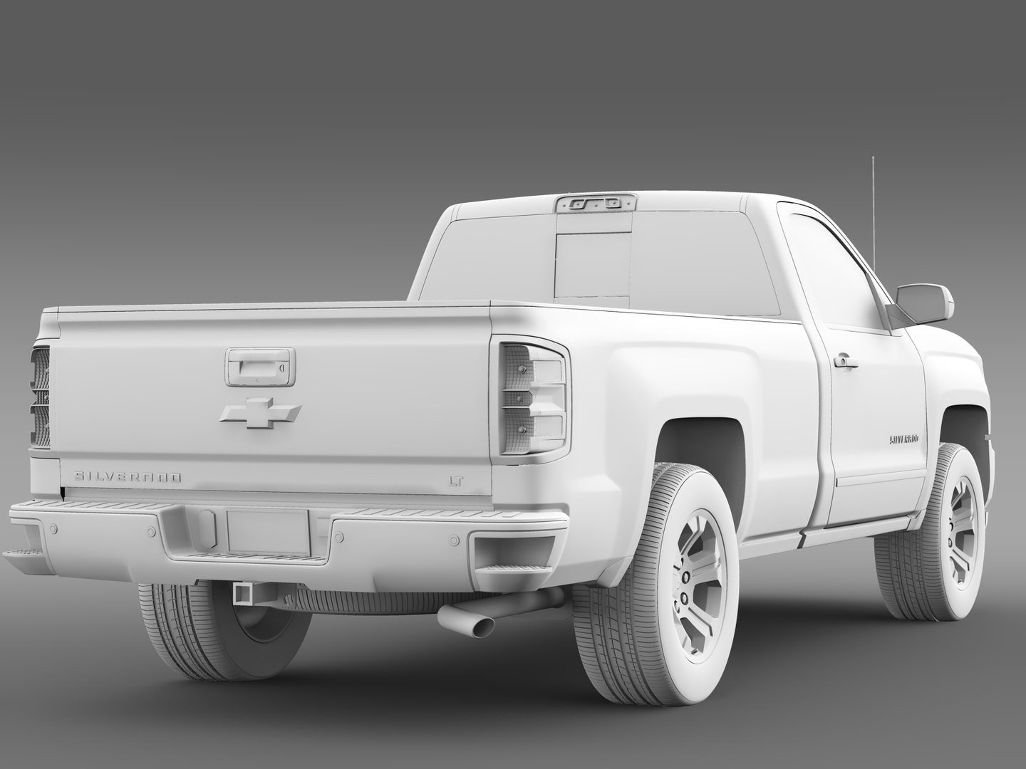 Chevrolet Silverado Lt Z71 3d Model