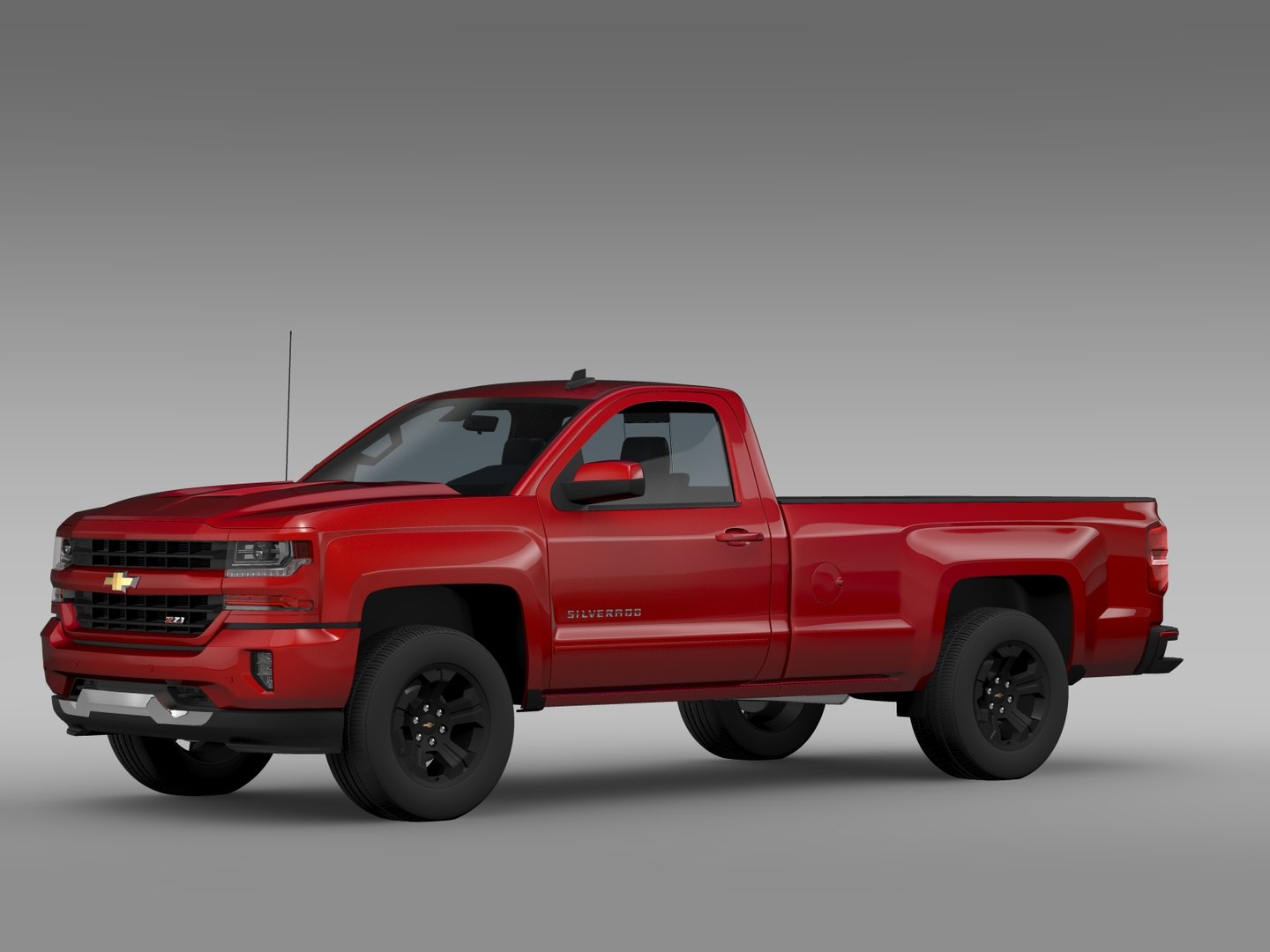 Chevrolet Silverado Lt Z71 3d Model