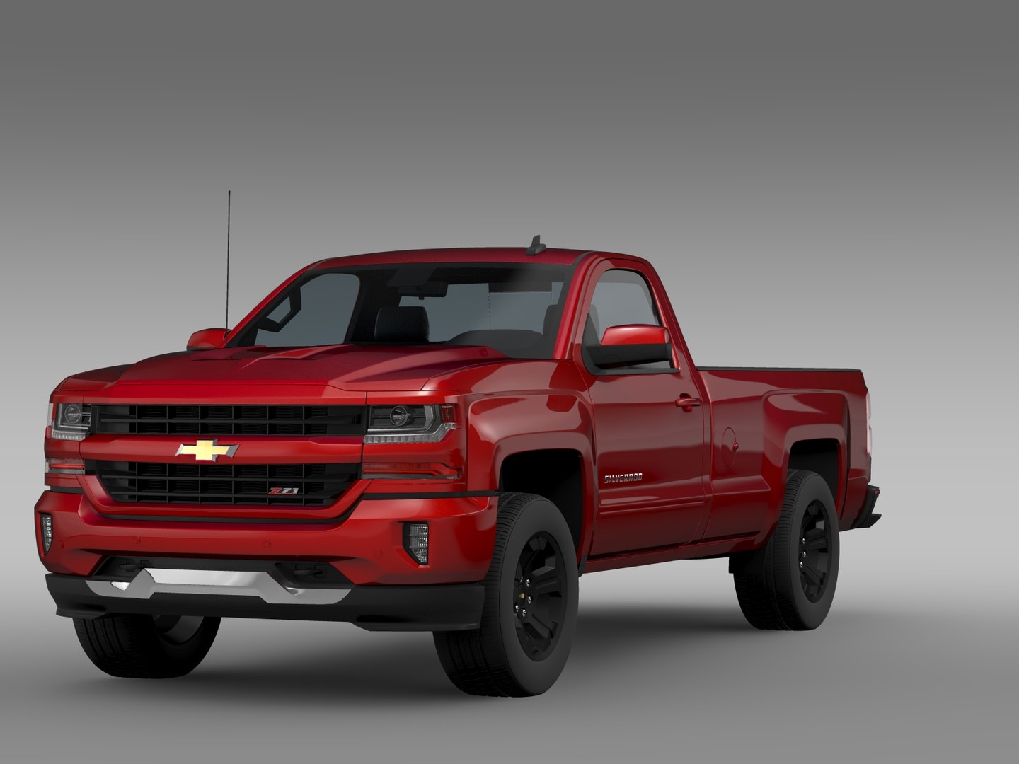 Chevrolet Silverado Lt Z71 3d Model