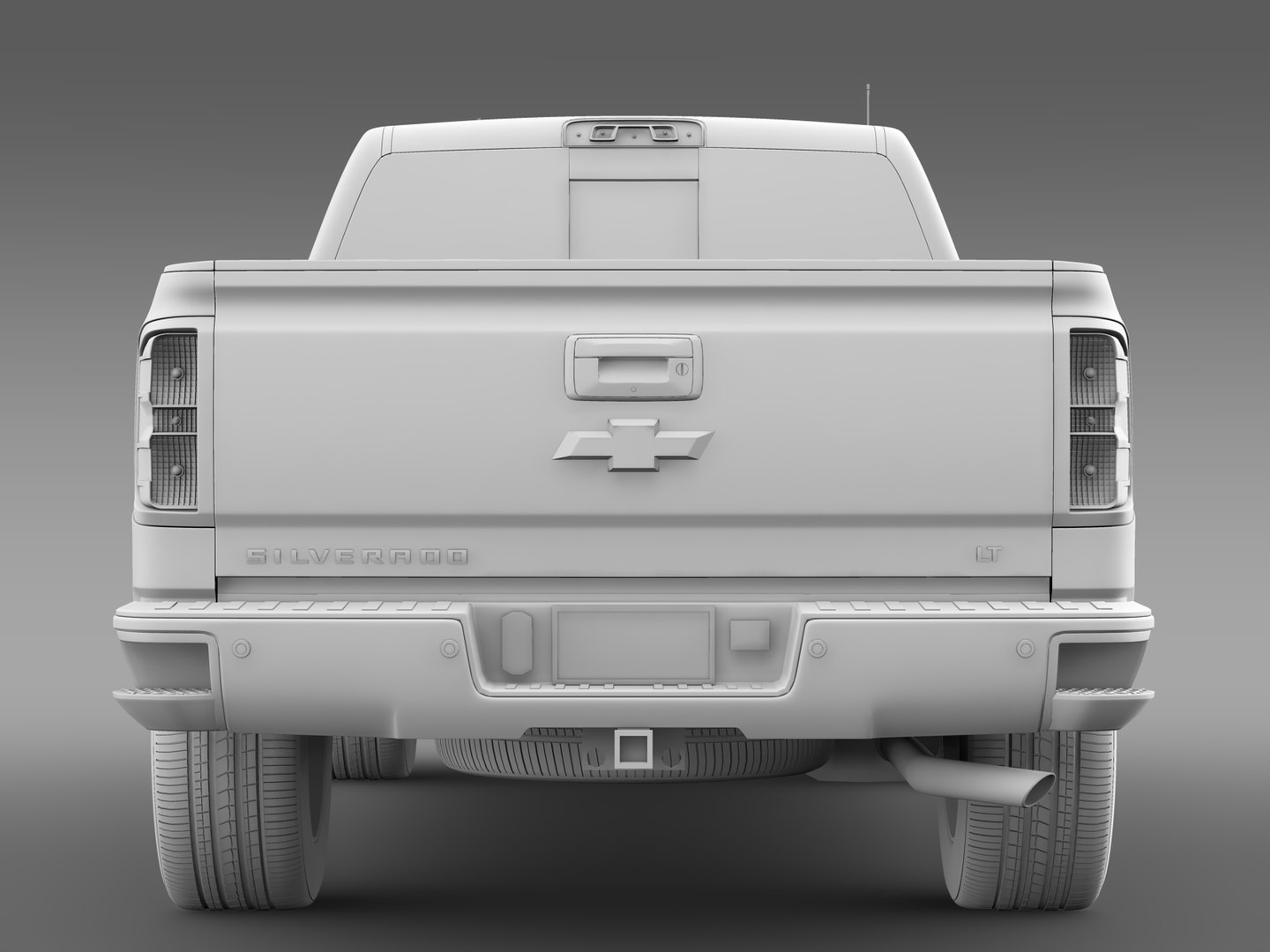 Chevrolet Silverado Lt Z71 3d Model