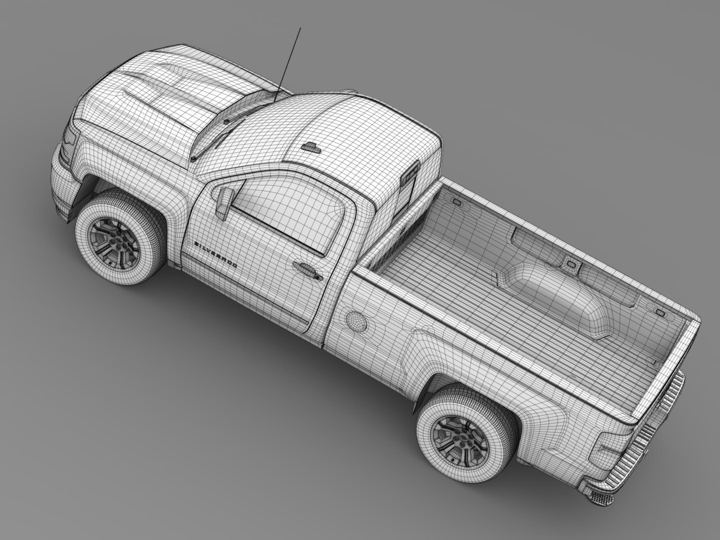 Chevrolet Silverado Lt Z71 3d Model